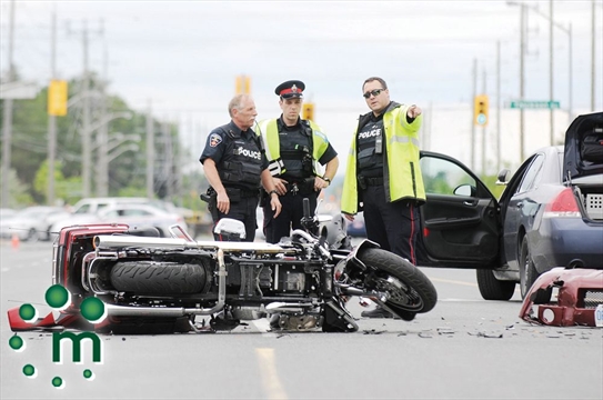 Whitby Motorcycle Crash Sends Driver To Hospital