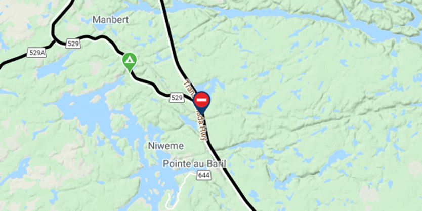 Highway 69 near Pointe au Baril - both directions reopened | ParrySound.com Highway 69 near Pointe au Baril - both directions reopened | ParrySound.com