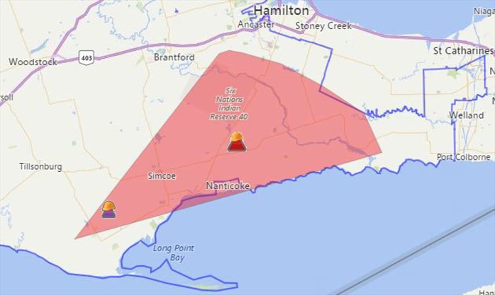 Power restored in Haldimand-Norfolk after power line struck | TheSpec.com Power restored in Haldimand-Norfolk after power line struck | TheSpec.com